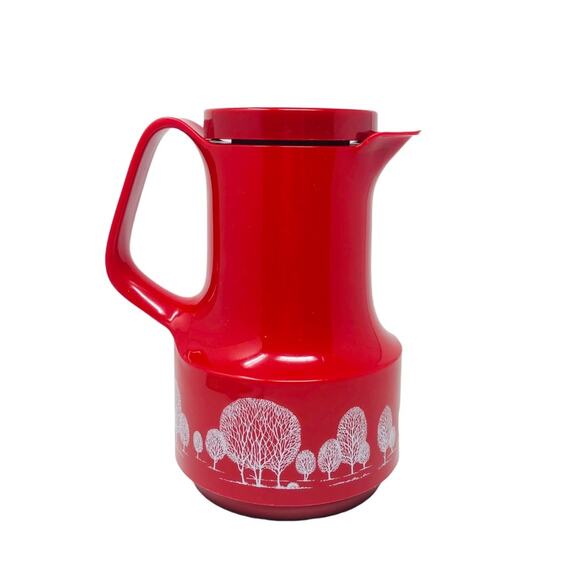 Vintage | Kitchen | Vintage Thermos Pitcher Coffee Carafe With Lid Red ...